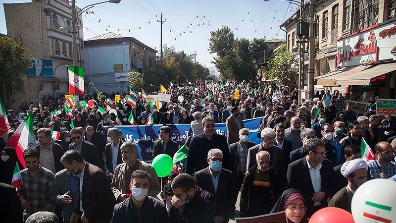 13 Aban, Jutaan Rakyat Iran Turun ke Jalan dan Alun-Alun Kota (2 ...